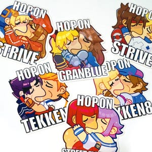 HOP ON Meme | Clear Sticker | Tekken Strive Street Fighter 6 - Etsy