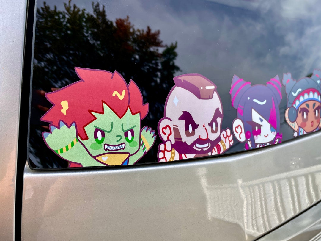 Street Fighter 6 | Car Decal | Juri Manon Marisa Ryu - Etsy