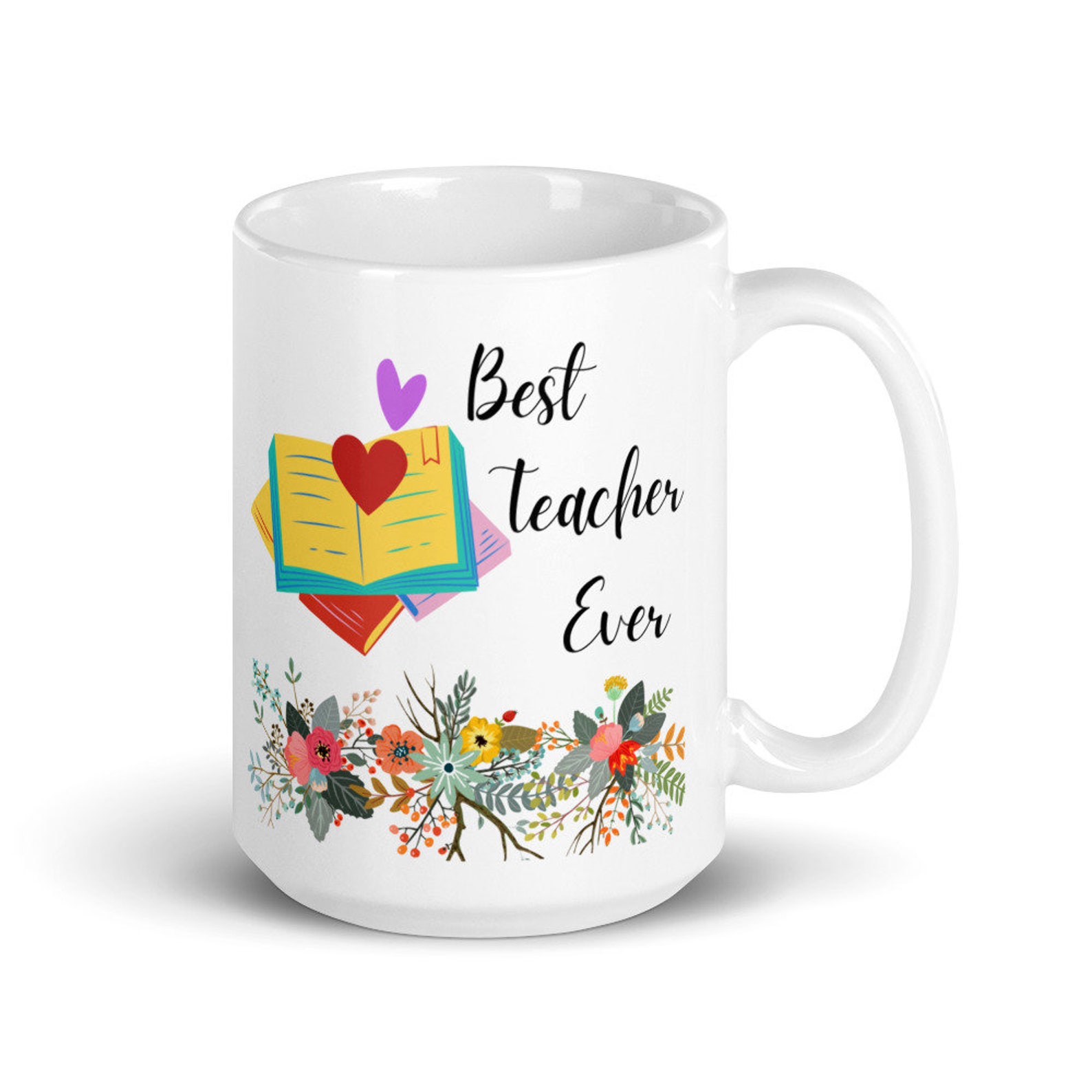 Best Teacher Ever Teacher Cup Teacher Present Mug For Etsy best-teacher-ever-teacher-cup-teacher-present-mug-for-etsy