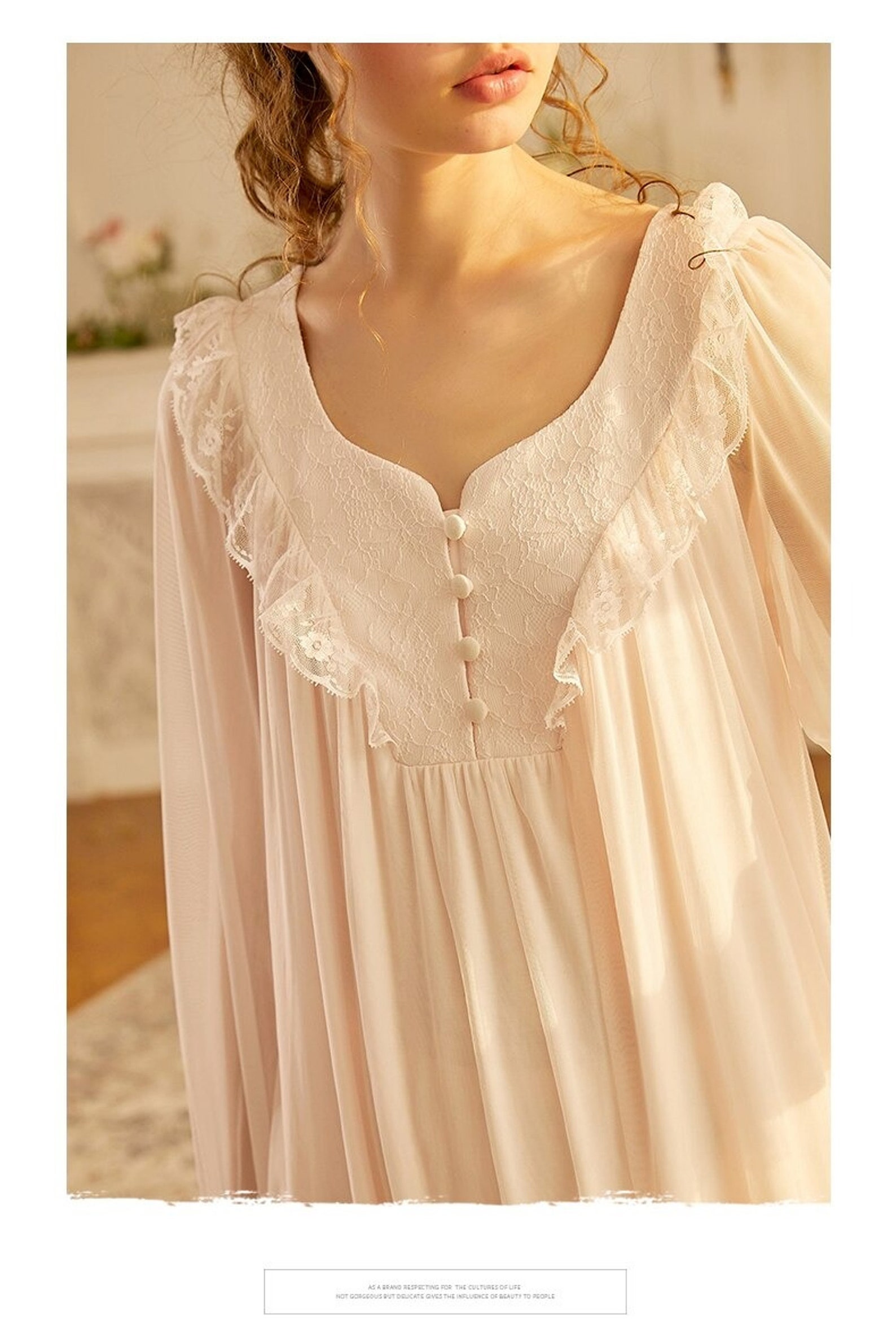 Vintage Victorian Nightgown White French Nightgown Victorian Etsy
