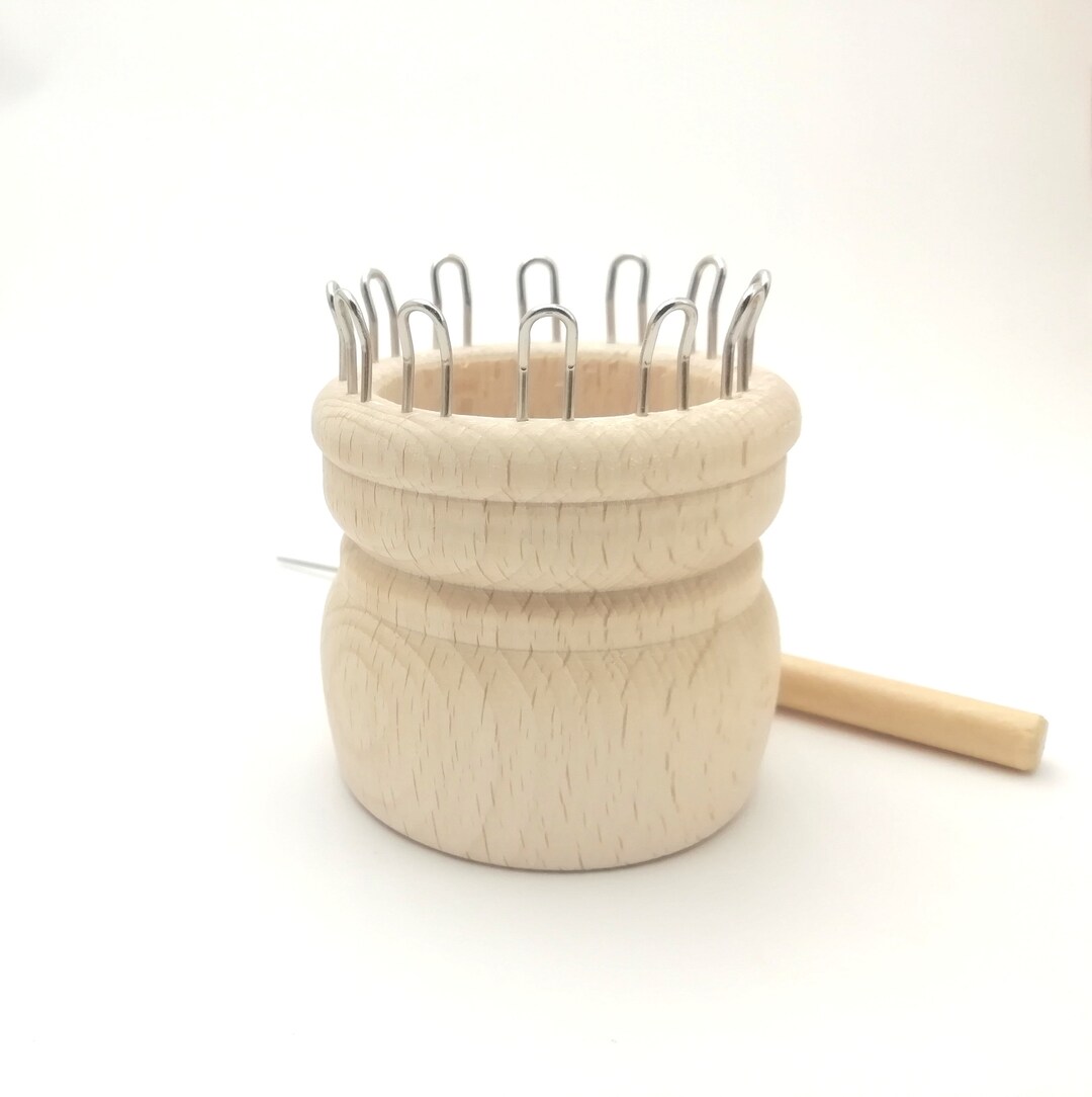 Knitting Spool, Tricotin, Vintage Knitting, Wooden Dolly, Knit Loom ...