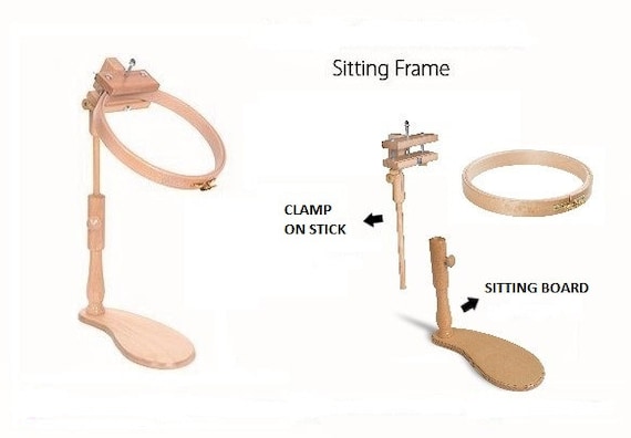 Embroidery Sitting Stand Embroidery Lap Stand Embroidery Sit | Etsy