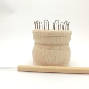 Knitting Spool, Tricotin, Vintage Knitting, Wooden Dolly, Knit Loom ...