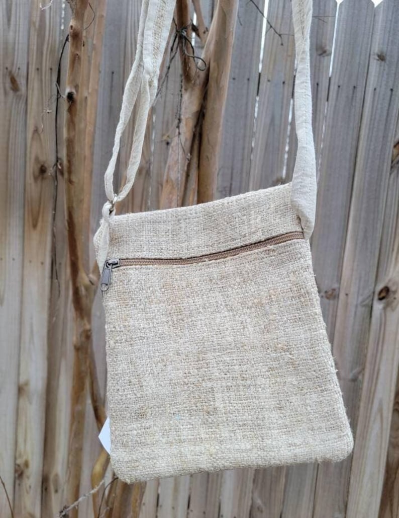 Handmade Hemp Crossbody Bag: Organic Vegan Hippie Purse - Etsy