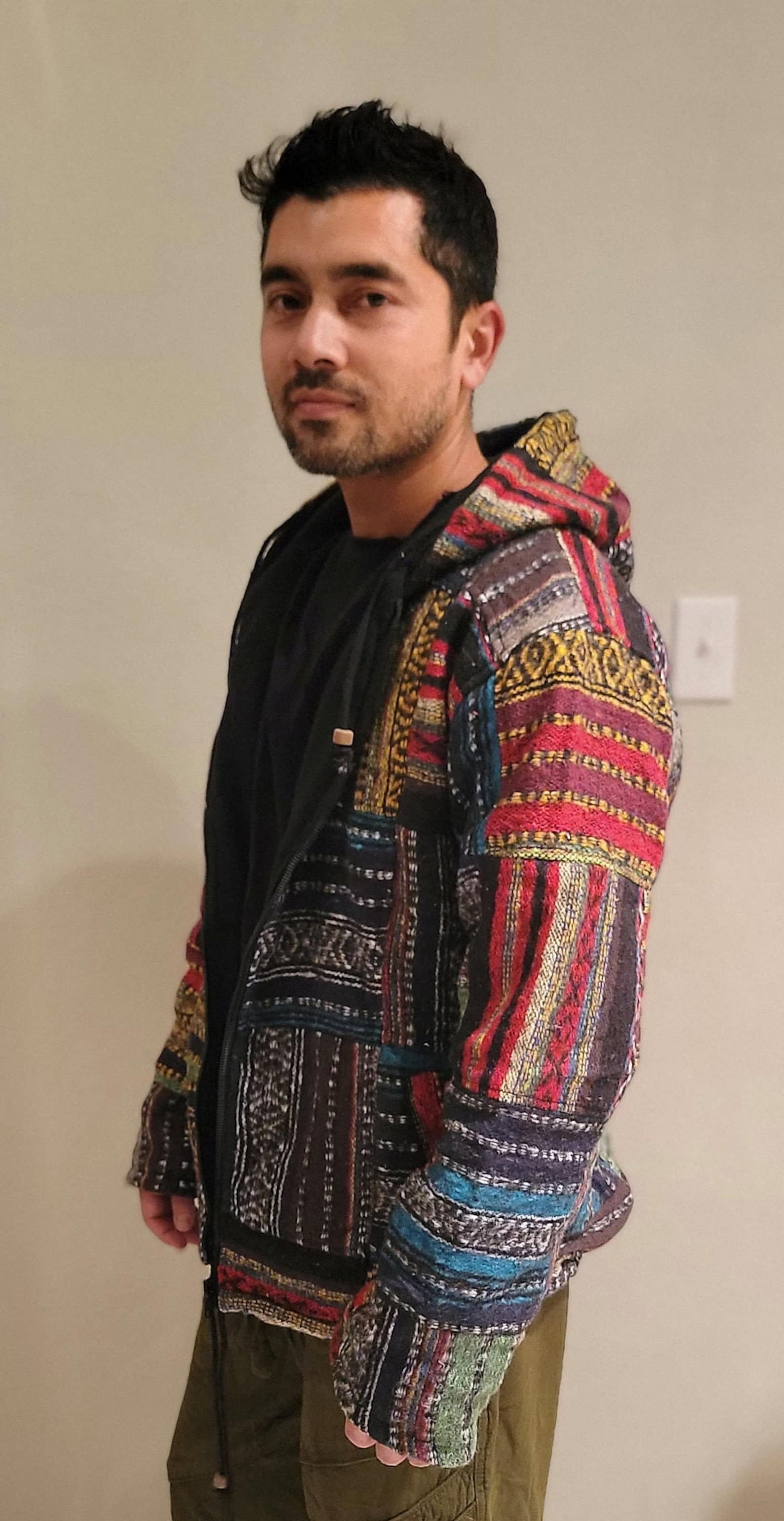 Namaste Aztec Styled Unisex Organic Fleecelined Winter Handmade ...