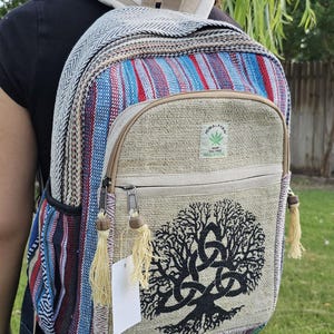 Namaste Organic Natural Himalayan Hemp With Prints Large Nepalese Boho ...