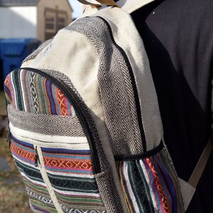 Namaste Hemp Backpack - Etsy
