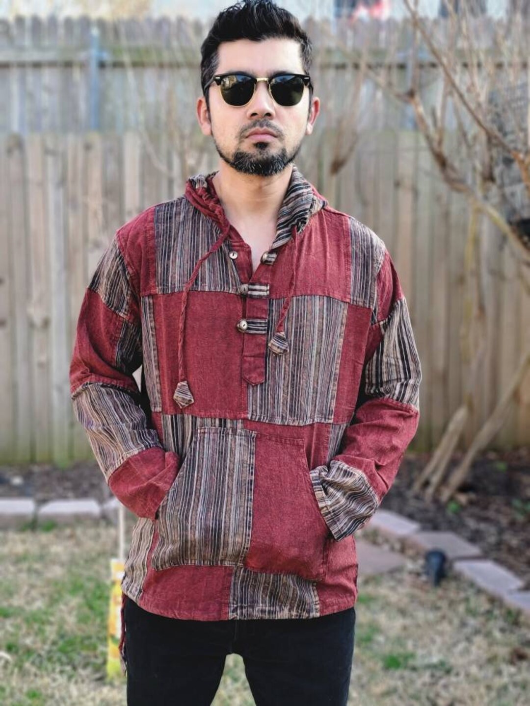 Namaste Patchlined Unisex Handmade Organic Eco-friendly Nepalese ...