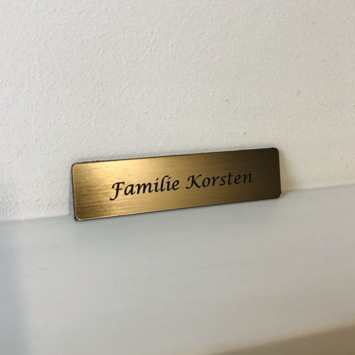 Custom Name Plate for Mailbox or Personalized Engraved Name Signs With ...