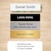 Custom Name Plate for Mailbox or Personalized Engraved Name Signs With ...