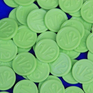 Custom Embossed Plastic Tokens With Your Design - Add Your Logo, Name ...