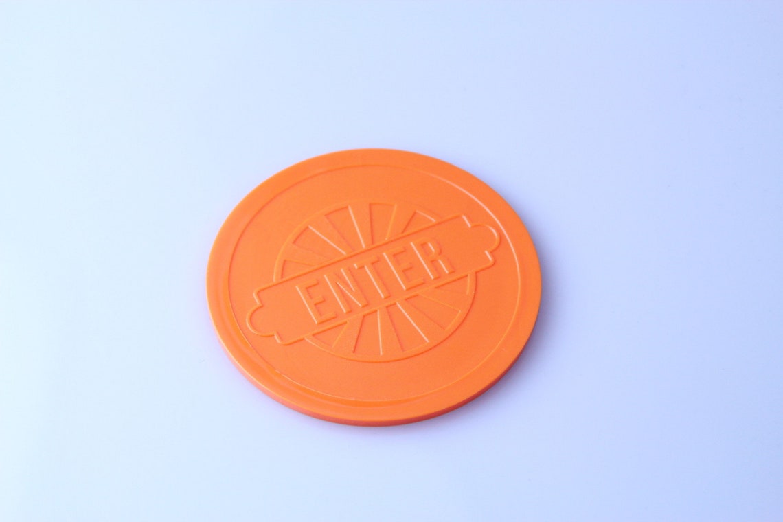 Custom Embossed Plastic Tokens With Your Design Add Your - Etsy