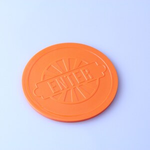 Custom Embossed Plastic Tokens With Your Design - Add Your Logo, Name ...