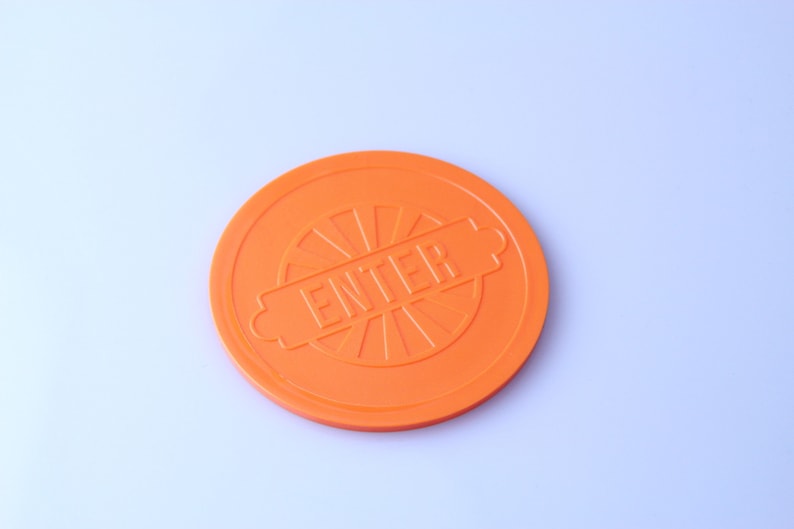 Custom Embossed Plastic Tokens With Your Design - Add Your Logo, Name ...