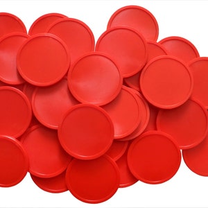 Blank Plastic Tokens With Edge Ø29mm in Various Colors - Etsy