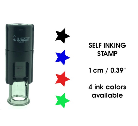 Star Mini Stamp Loyalty Card Stamp Planner Stamp 10mm | Etsy