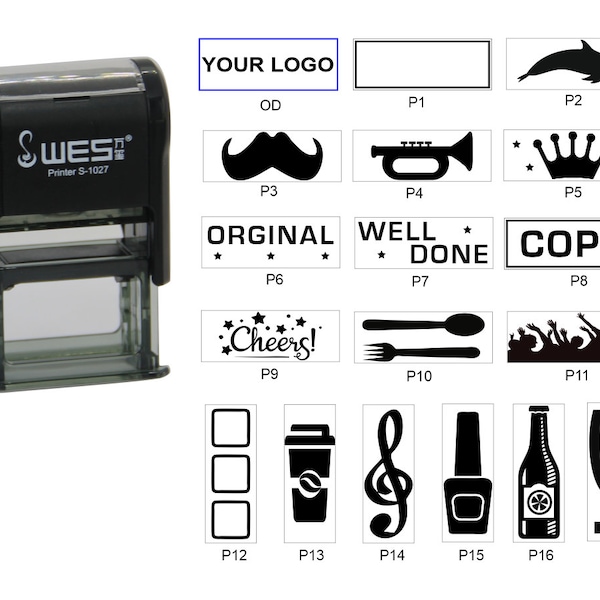 Small Custom Stamp - Etsy