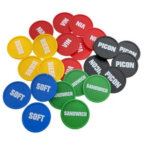 Custom Plastic Tokens Printed With Your Full Color Design - Add Your ...