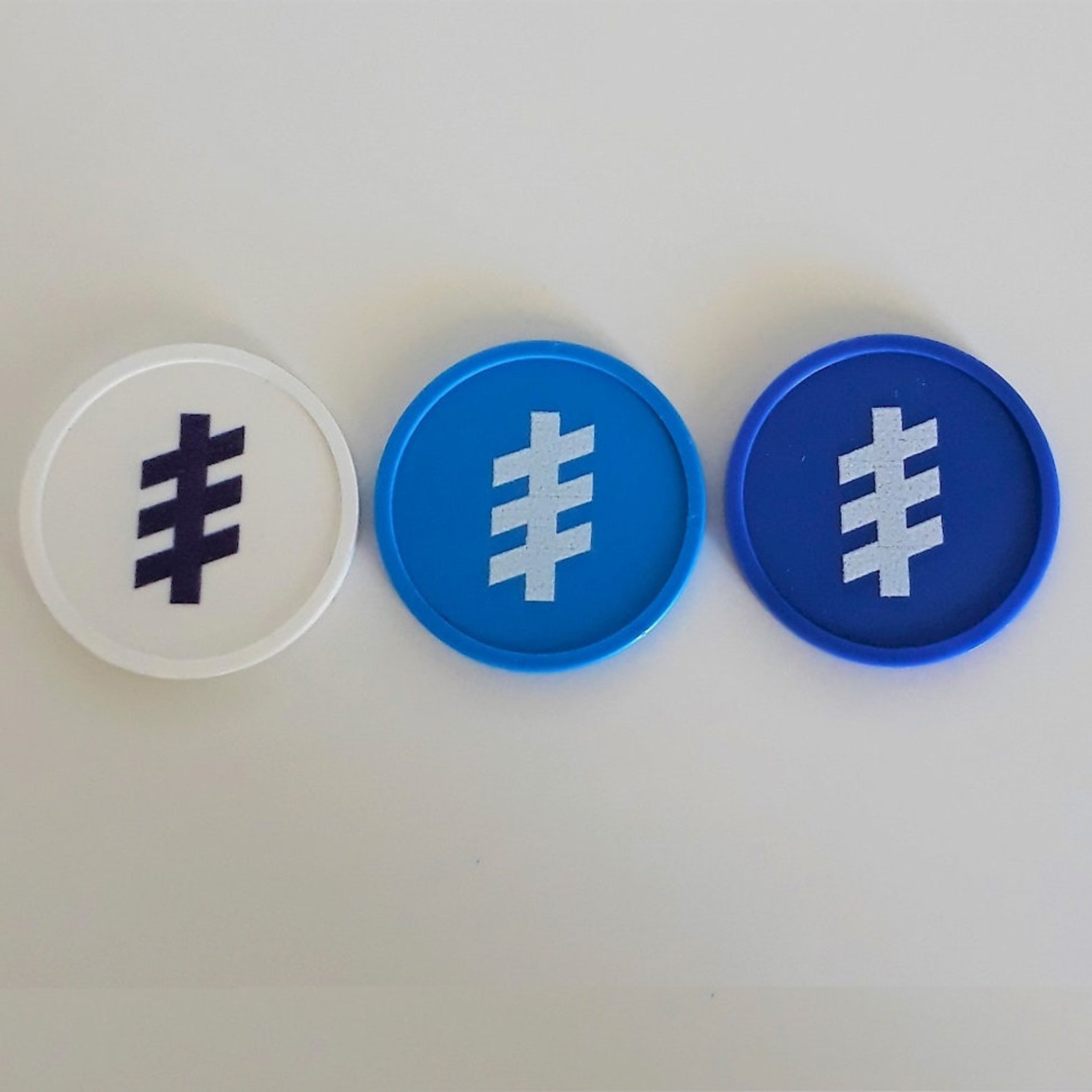 Custom Plastic Tokens Printed With Your Full Color Design - Etsy