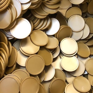 Blank Plastic Tokens With Edge Ø29mm in Various Colors - Etsy