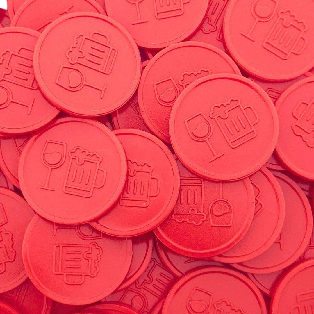 Beer and Wine Tokens for Events and Festivals | Red Plastic Drink ...
