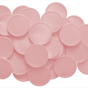 Blank Plastic Tokens With Edge Ø29mm in Various Colors - Etsy
