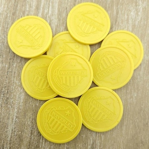 Custom Embossed Plastic Tokens With Your Design - Add Your Logo, Name ...