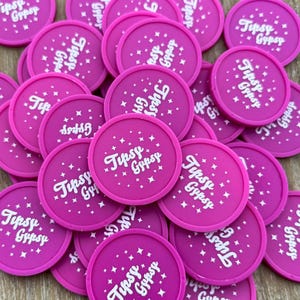 Custom Plastic Tokens Printed With Your Full Color Design - Add Your ...