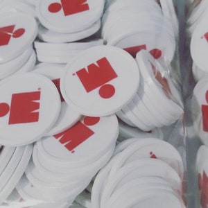 Custom Plastic Tokens Printed With Your Full Color Design - Add Your ...