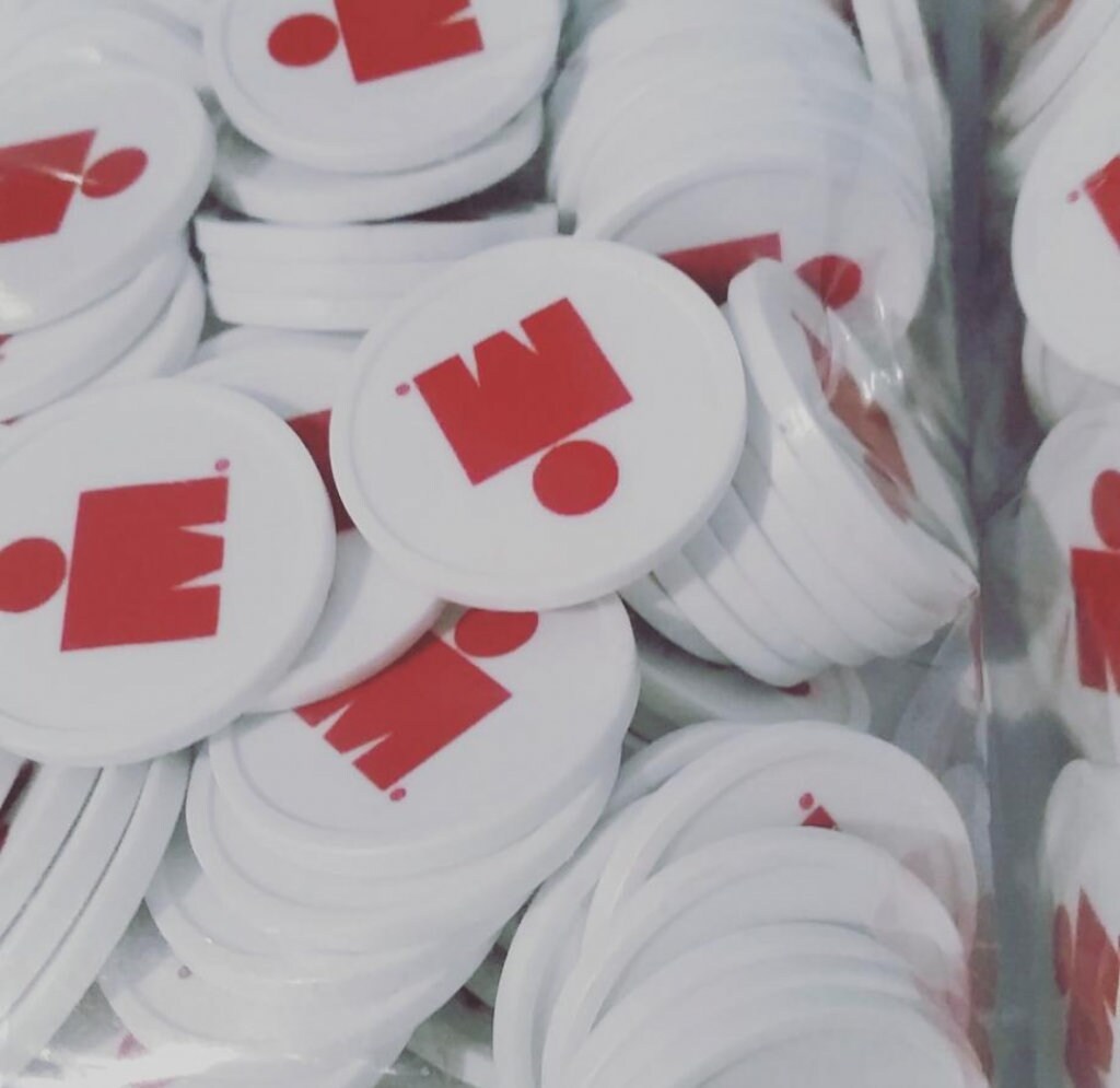 Custom Plastic Tokens Printed With Your Full Color Design - Etsy