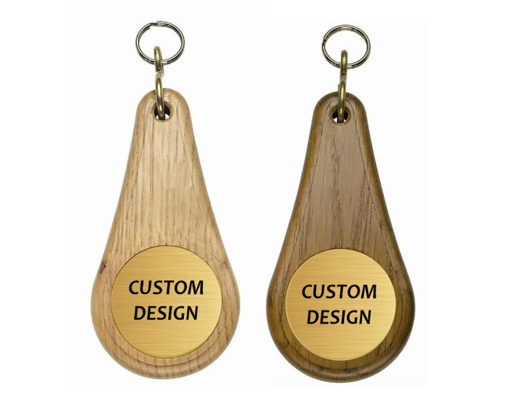 Custom Wooden Key Chain - Key Tag - Key Ring - Luxurious Key Tag ...