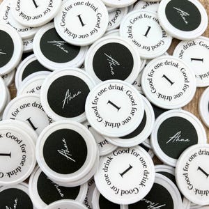 Custom Plastic Tokens Printed With Your Full Color Design - Add Your ...