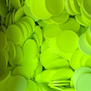 Blank Plastic Tokens With Edge Ø29mm in Various Colors - Etsy