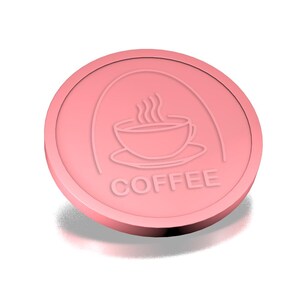 Plastic Embossed Coffee Beverage Tokens or Drink Tokens per 250 Pieces ...