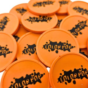 Custom Plastic Tokens Printed With Your Full Color Design - Add Your ...