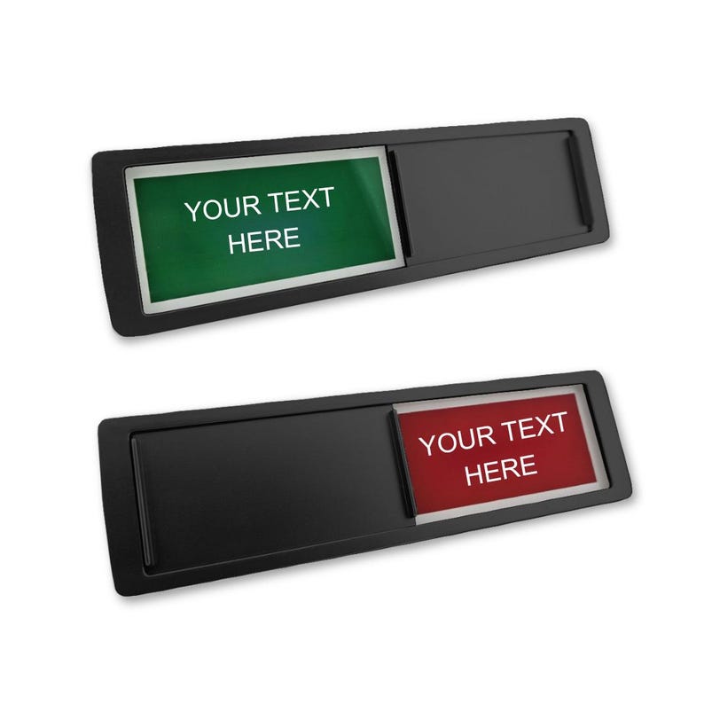 Custom Slide Sign With Your Own Text and Colors | Do Not Disturb Sign ...