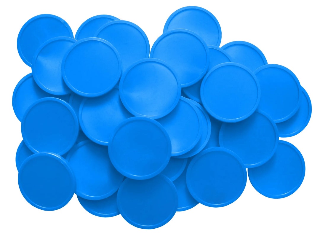 Blank Plastic Tokens With Edge Ø29mm in Various Colors - Etsy