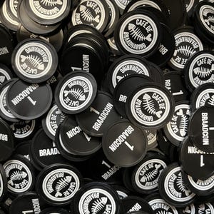 Custom Plastic Tokens Printed With Your Full Color Design - Add Your ...