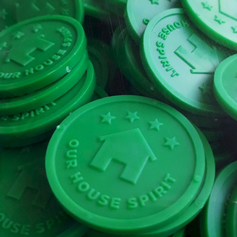 Custom Embossed Plastic Tokens With Your Design - Add Your Logo, Name ...