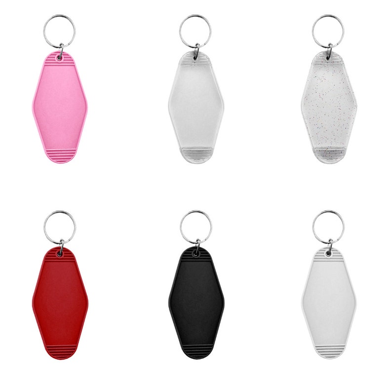 Custom Motel Key Chain With Your Design - Key Tag - Key Ring - Key ...