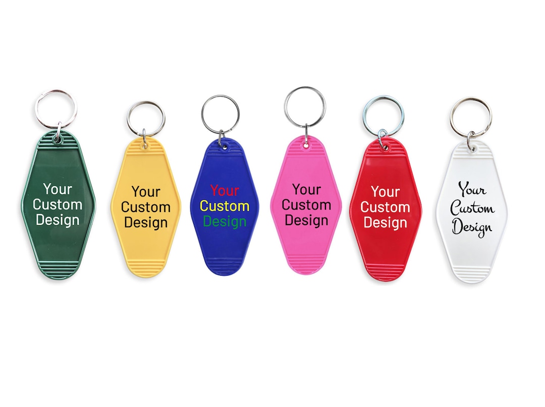 Custom Motel Key Chain With Your Design Key Tag Key Ring Key Chain ...