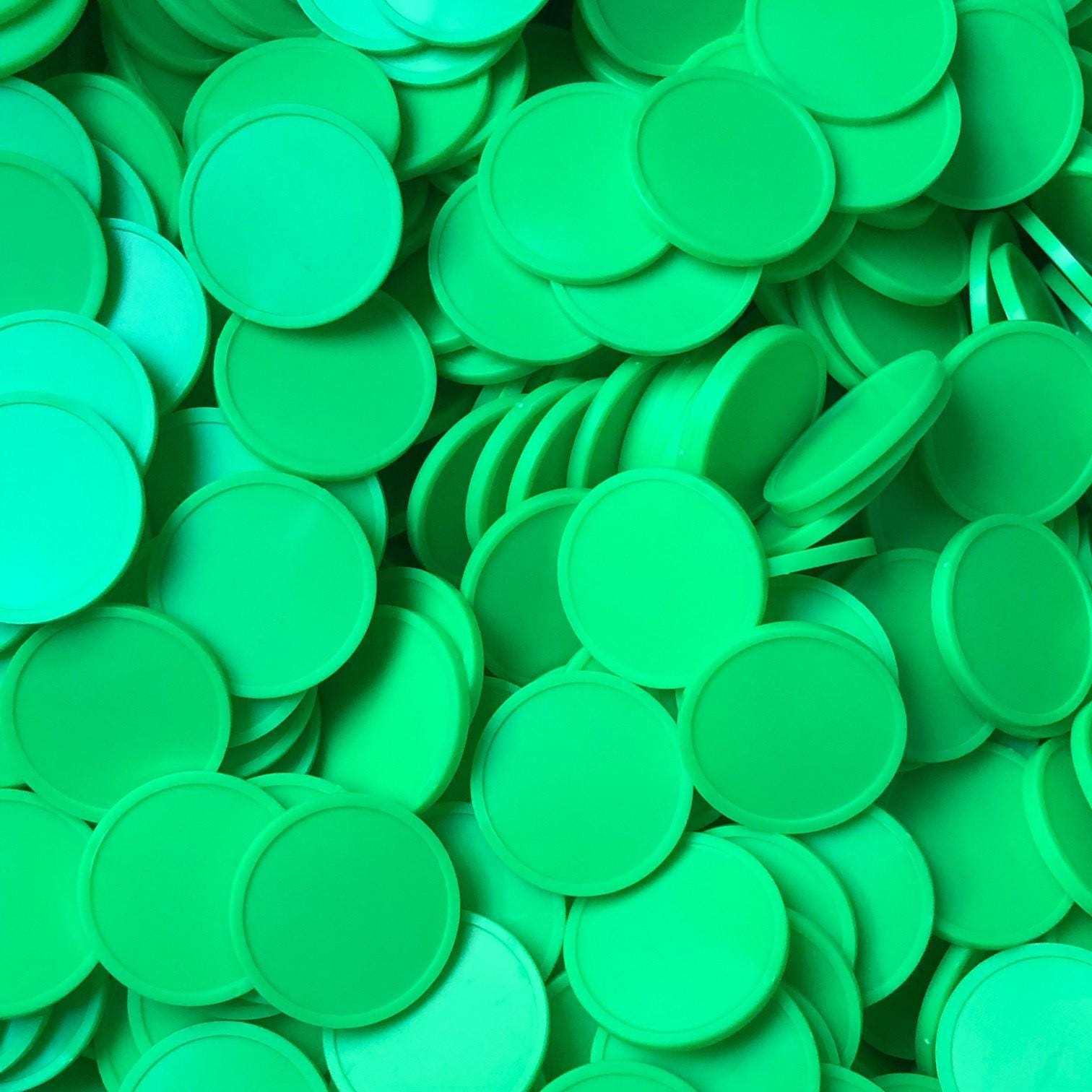Blank Plastic Tokens With Edge Ø29mm in Various Colors - Etsy
