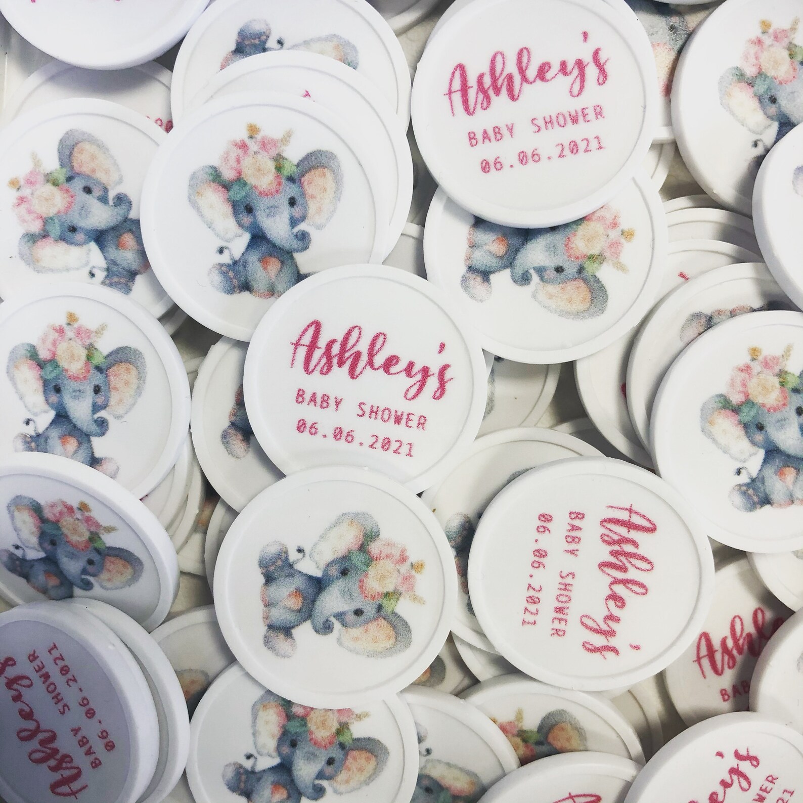 Custom Plastic Tokens Printed With Your Full Color Design Add Your Logo ...