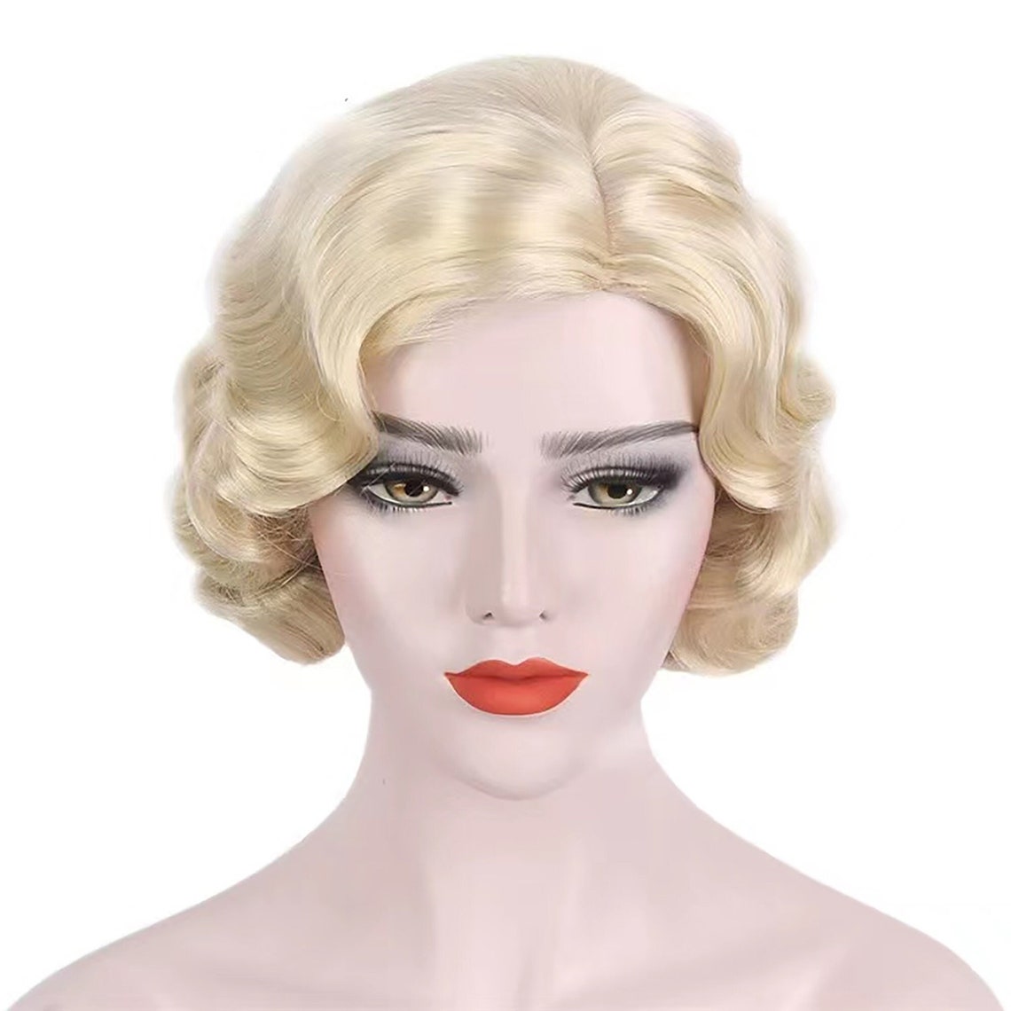 1920s Inspired Style Classic Water Wave Wig Pretty Woman Costume Wig ...