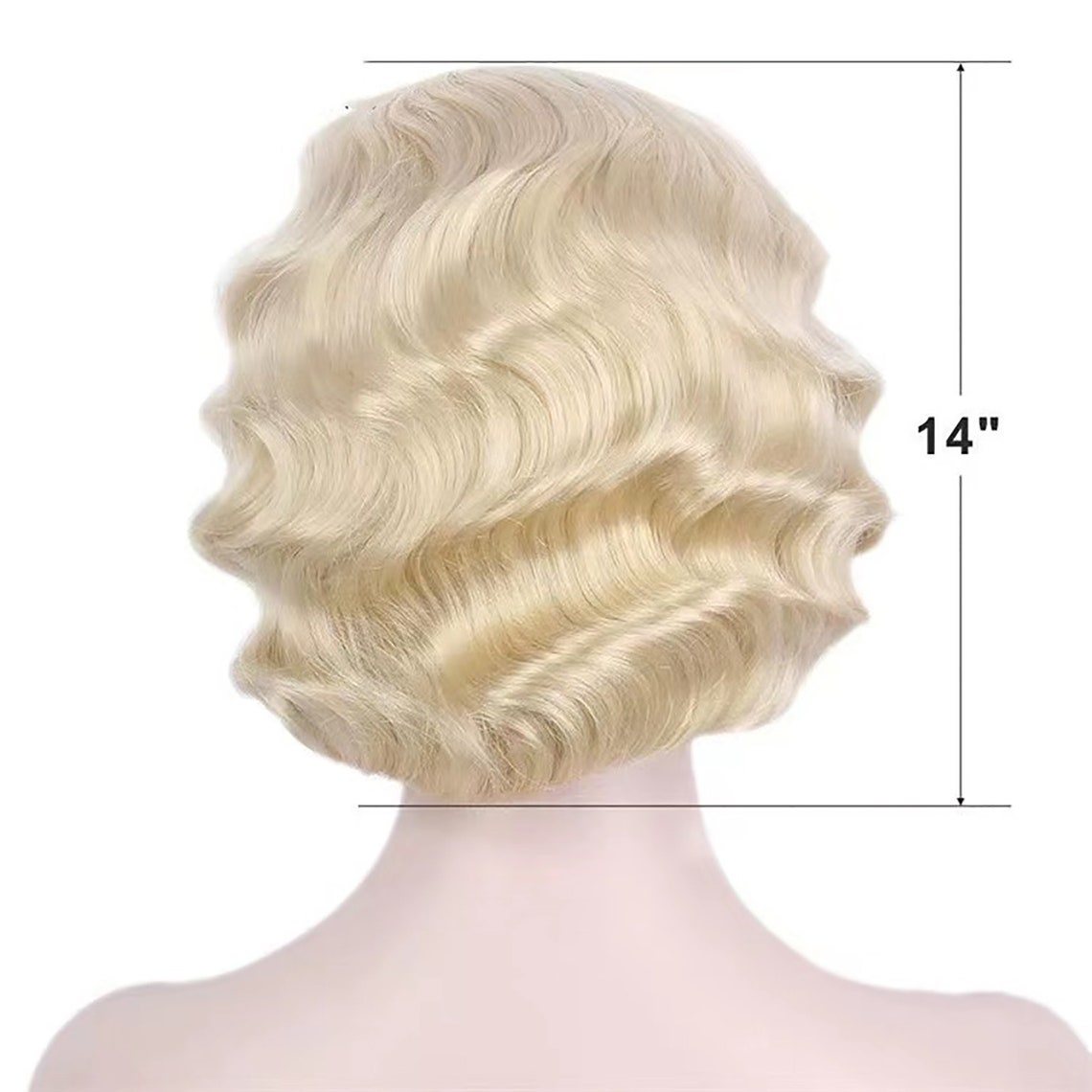 1920s Inspired Style Classic Water Wave Wig Pretty Woman Costume Wig ...
