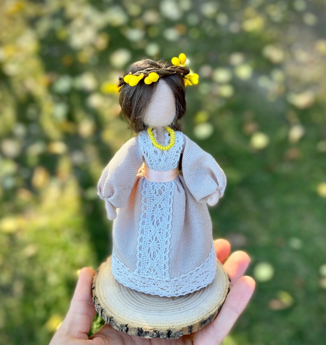 Needle Felted Ukrainian Doll, Wool Fairy, Interior Decor (6 Inches) - Etsy