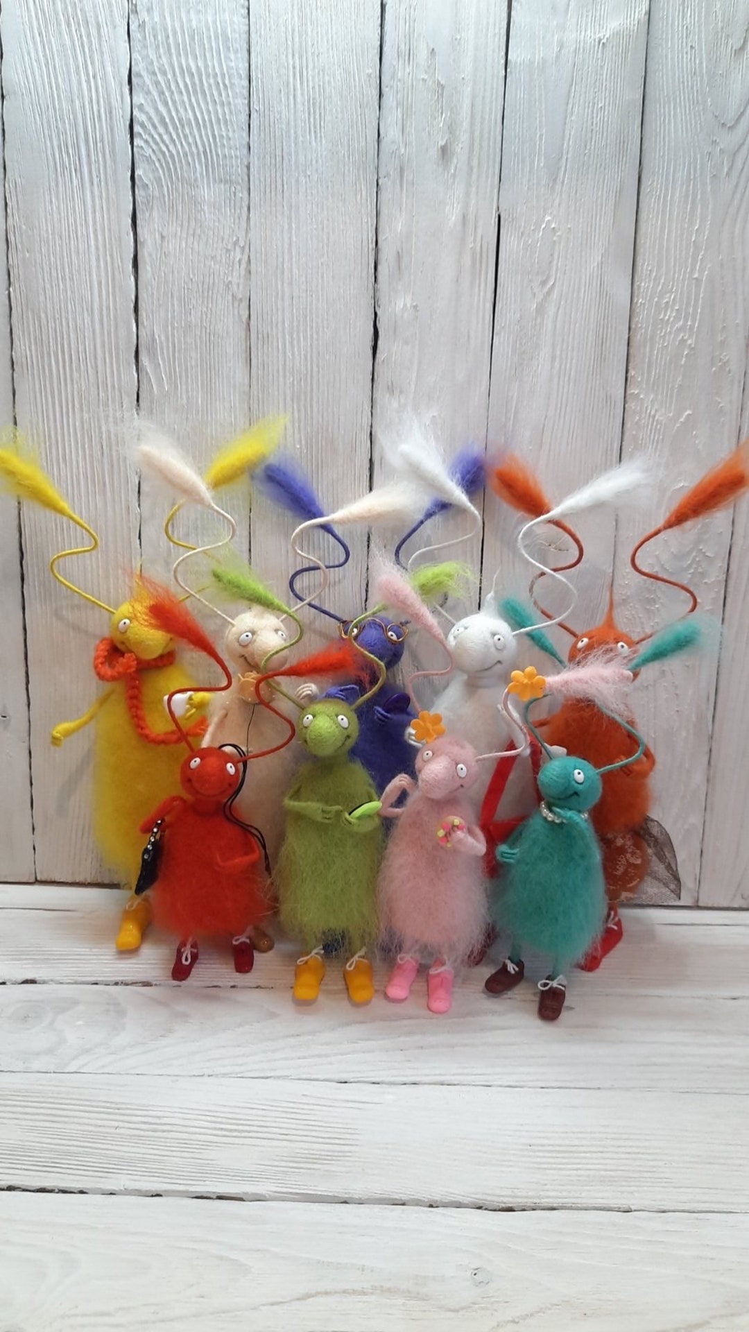 Needle Felted Cockroaches Bugs Fantasy Felt Creatures - Etsy