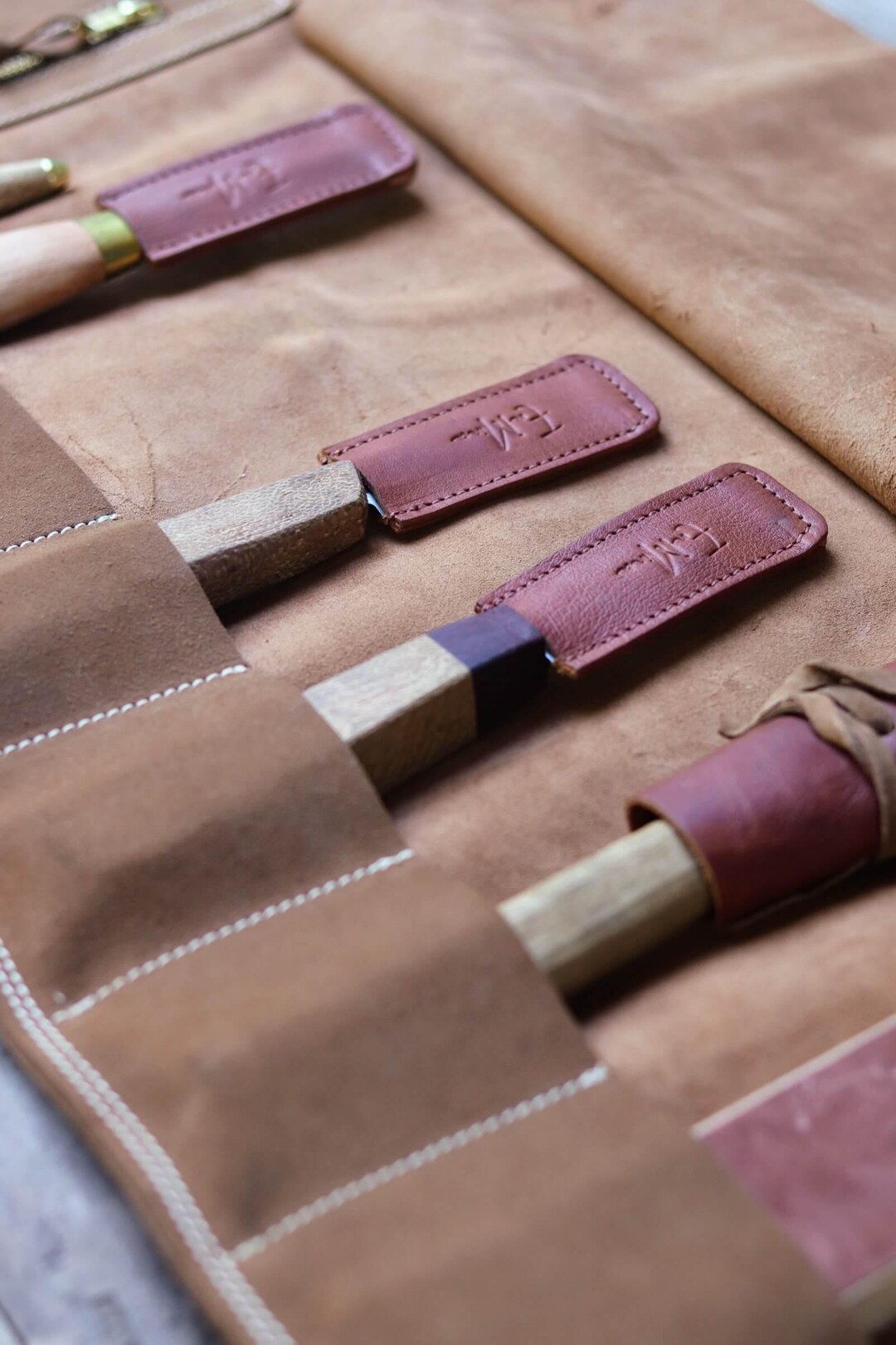 PERSONALISED Wood Carving Tool Roll - Etsy