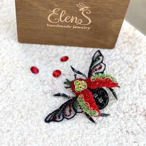 Goliath Beetle Brooch,moth Brooch, Big Bug Pin , Insect Brooch, Gift ...