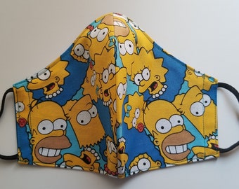 Simpsons Face Mask | Etsy